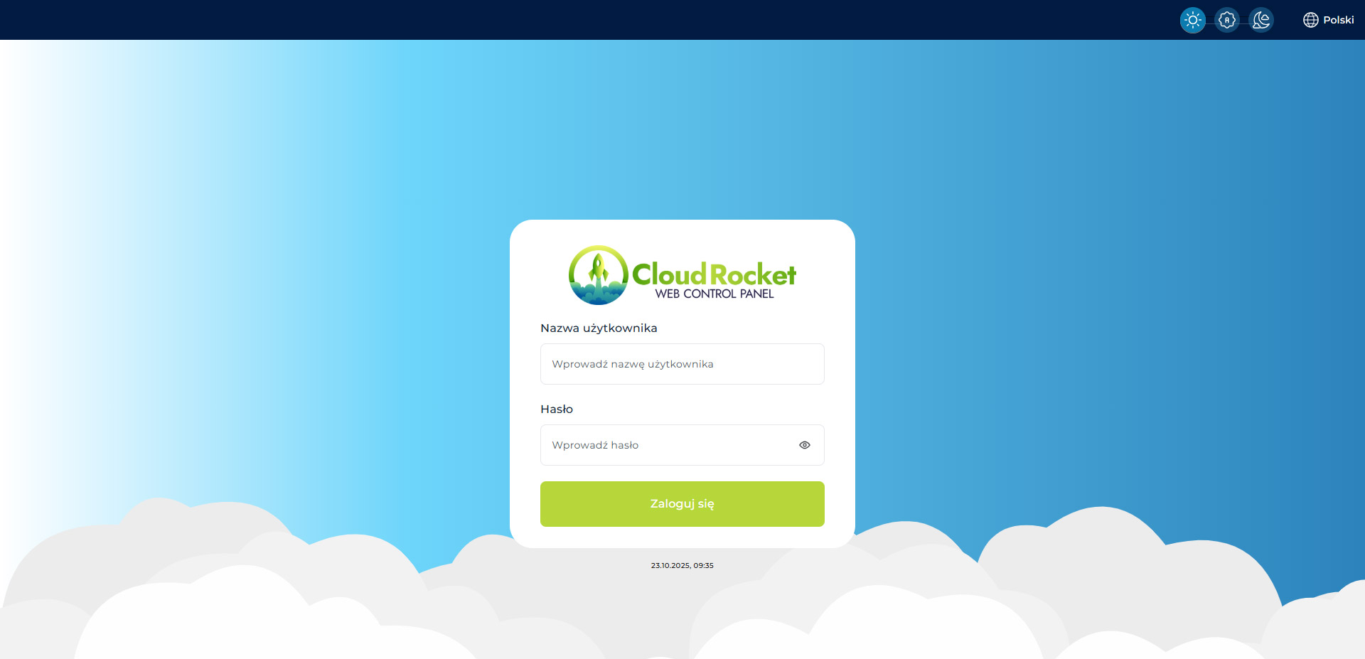 DirectAdmin - logowanie